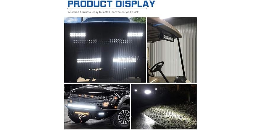 LEMIL Led Light Bar 72W Led