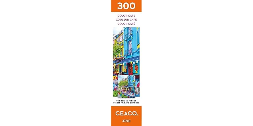Ceaco Color Café 300 Piece Jigsaw Puzzle