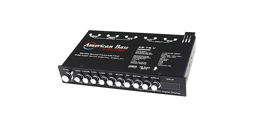 American Bass High End 7 Band Equalizer