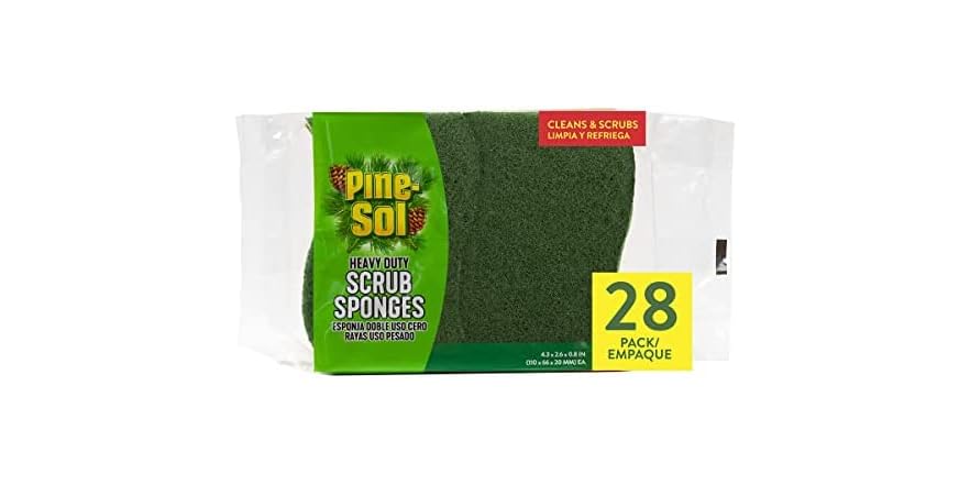 Pine-Sol Heavy Duty Sponges, 28-Pack