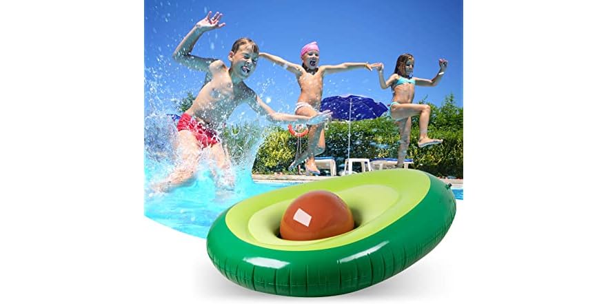 Obuby Inflatable Avocado Pool Float