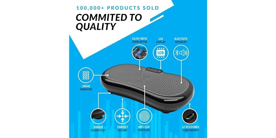 Bluefin Fitness Slim Power Vibration Plate