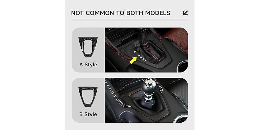 Console Gear Shift Cover Mustang 24-25