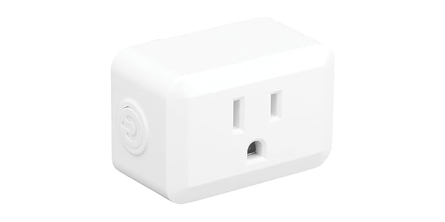 Globe Electric 50329-U Wi-Fi Smart Plug Mini, 1 Pk