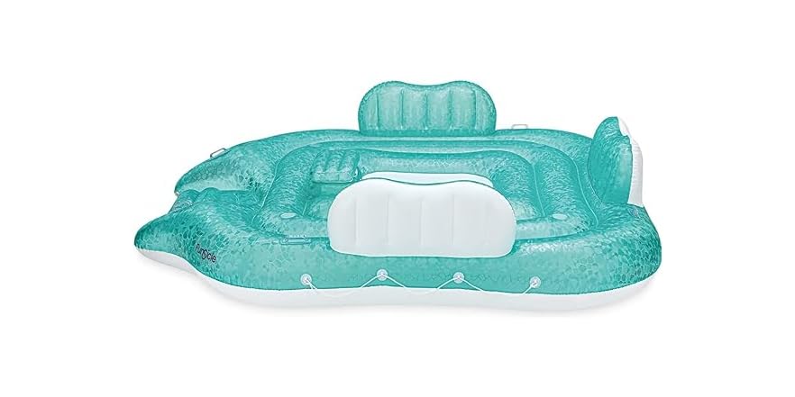 Funsicle 9 ft Party Mix Inflatable Island Float