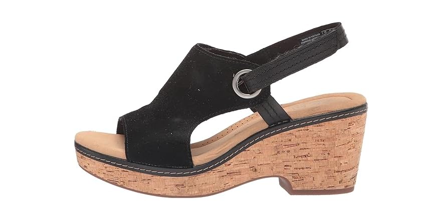 Clarks Clarks Giselle Sea Wedge Sandal, Black