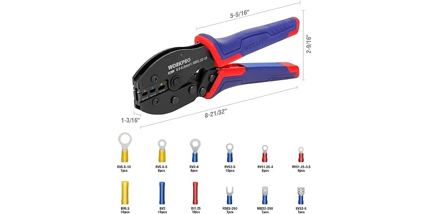 Crimping Tool Kit w/ 100pc Terminals