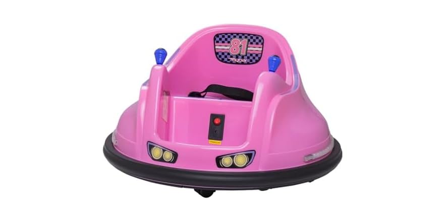 Flybar FunPark 6V Bumper Car for Toddlers