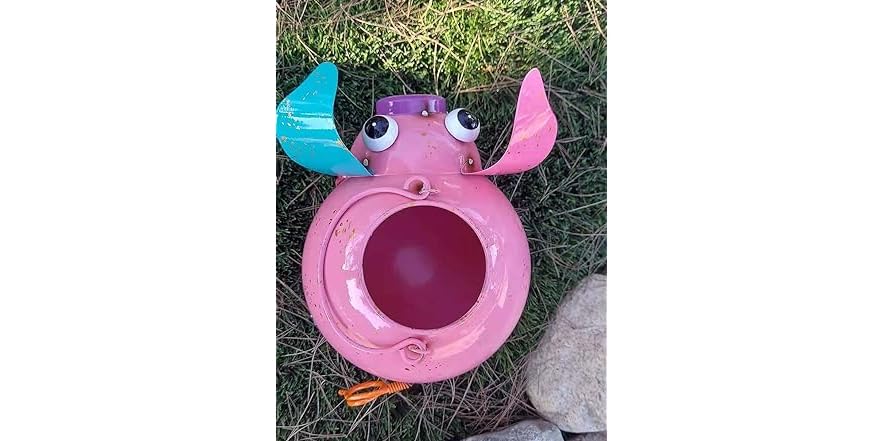 Continental Art Center Fun Colorful Enameled Metal Wateri