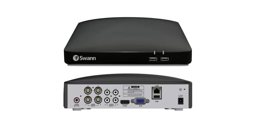 Swann Home DVR Security Camera System with 64GB Storage
