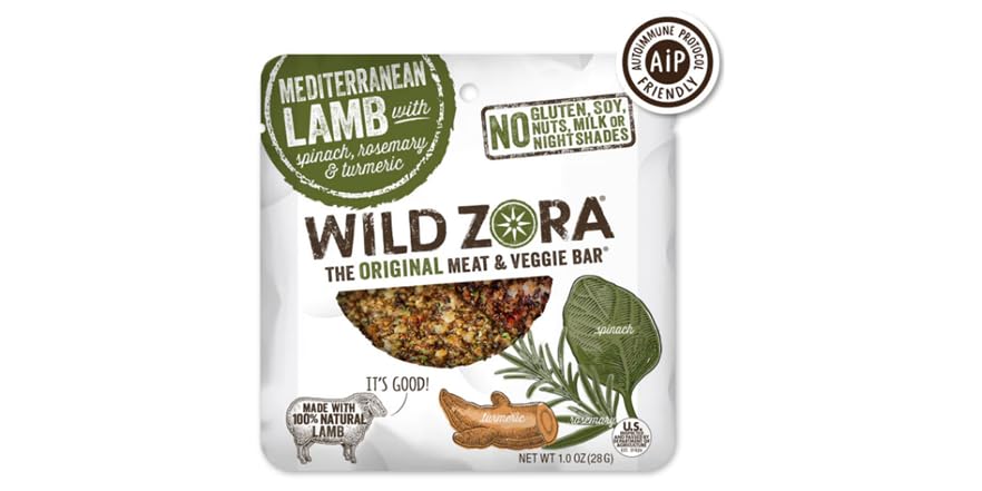 Wild Zora Meat & Veggie Bars 10 Pack