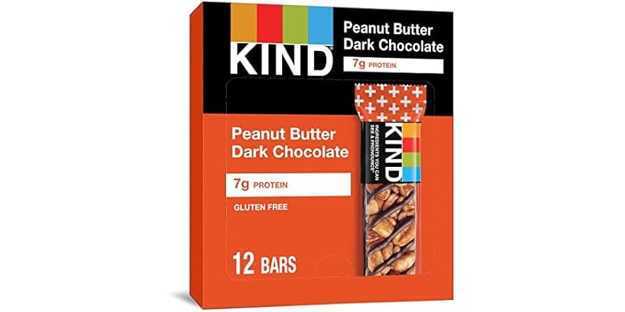 12CT Kind Plus Bar, Peanut Butter Dk Chocolate