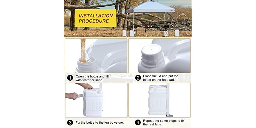 ABCCANOPY Heavy Duty Water Canopy Weight