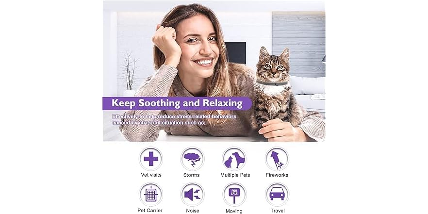 3 Pack Adjustable Cat Calming Collar