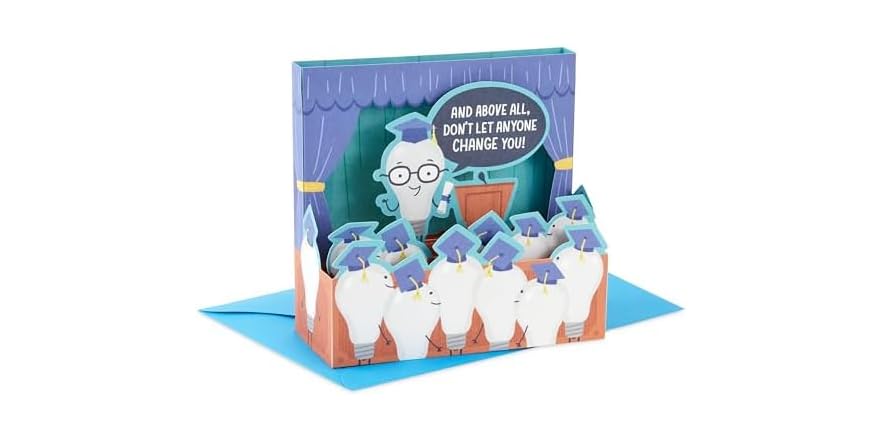 Hallmark Shoebox Graduation Card Pop Up