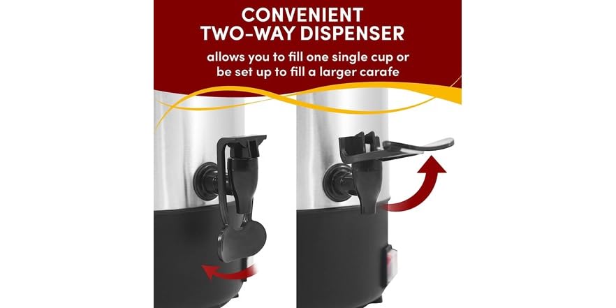 Elite Gourmet Maxi-Matic 30 Cup Coffee Urn
