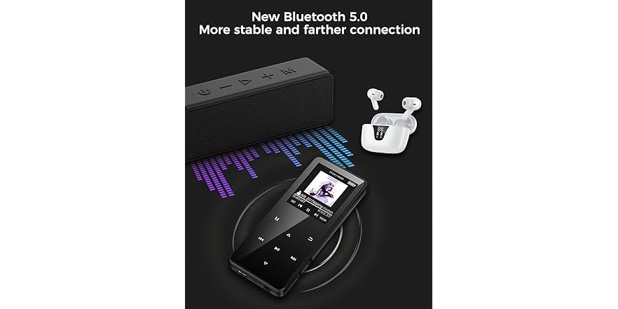 Cappsu 68GB MP3 Player w/ Bluetooth