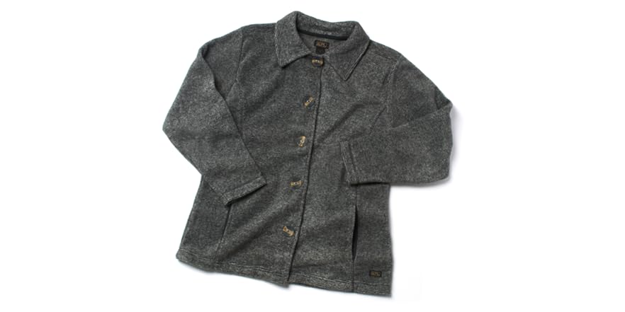 Black Onyx Full-Button Jacket