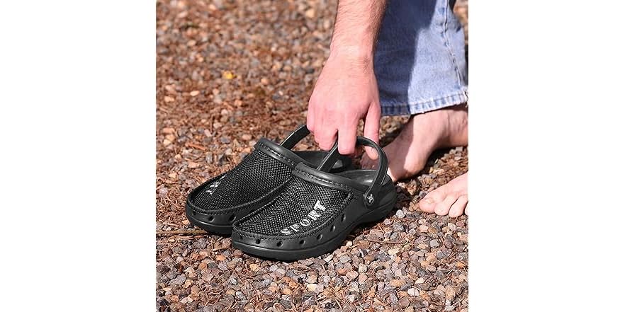 Roxoni Men’s Rubber Sport Clogs