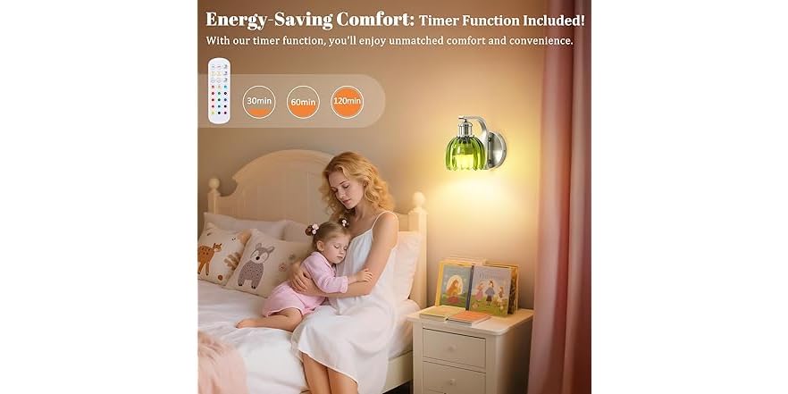 VerRon Rechargeable Battery Operated Wall Sconce