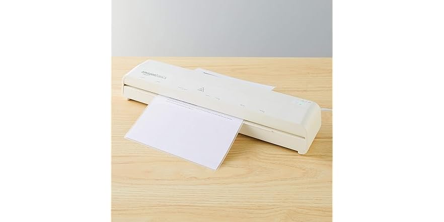 Amazon Basics Thermal Laminator
