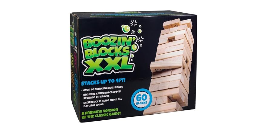 Giant Stacking Tower Drinking Game