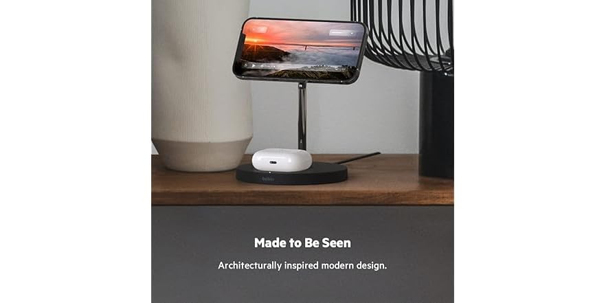 (NEW) Belkin MagSafe 2-in-1 Wireless Charging Stand