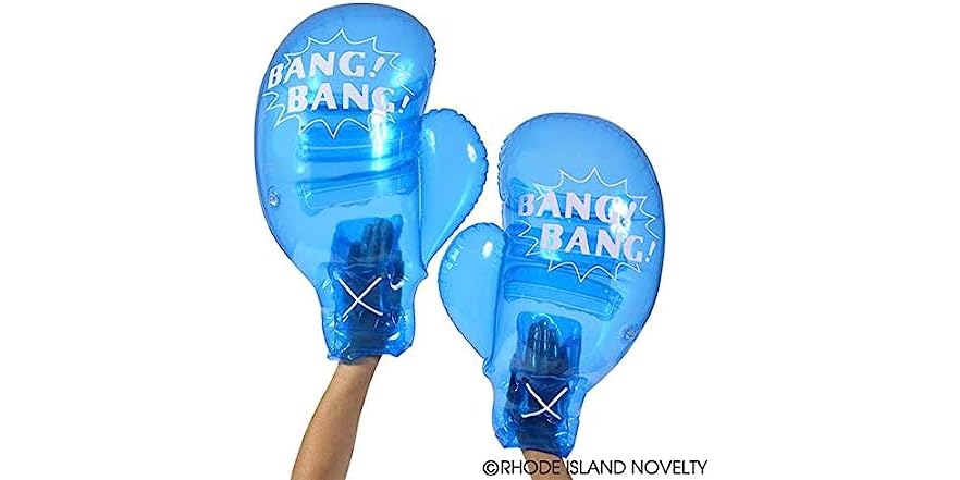 21" Inflatable Boxing Gloves for Kids to Adult [Toy]
