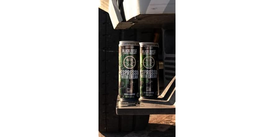 (24 Pack) Black Rifle Coffee Company RTD Espresso with Cream, 11 Fl Oz