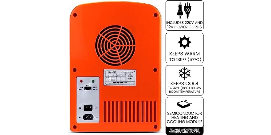 Coca-Cola Fanta Mini Cooler/Fridge