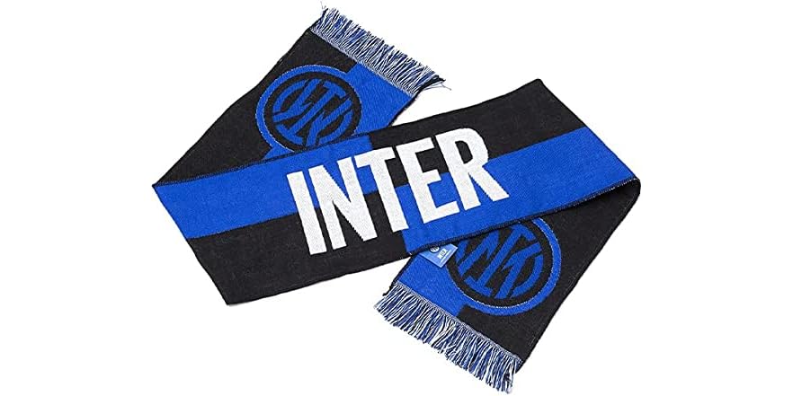 Inter New Logo Jaquard Scarf