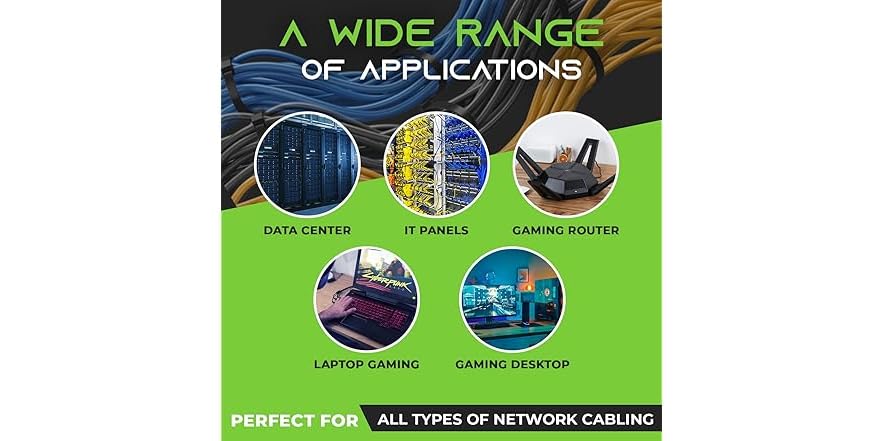 Cat 6 Ethernet Cable 1 ft (24-Pack)