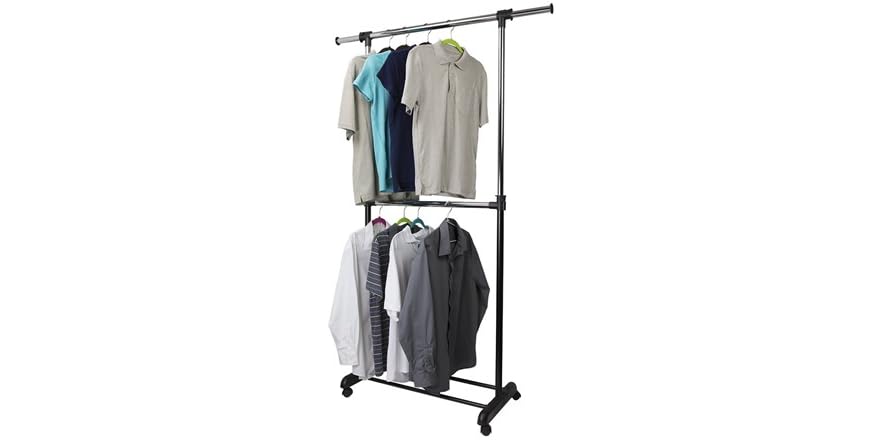 2 Tier Expandable Garment Rack