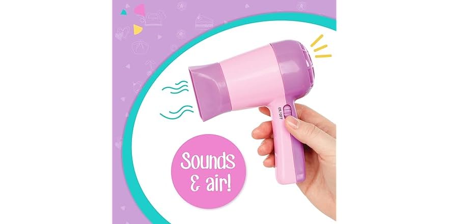 Battat Play Circle Hair Dryer Toy