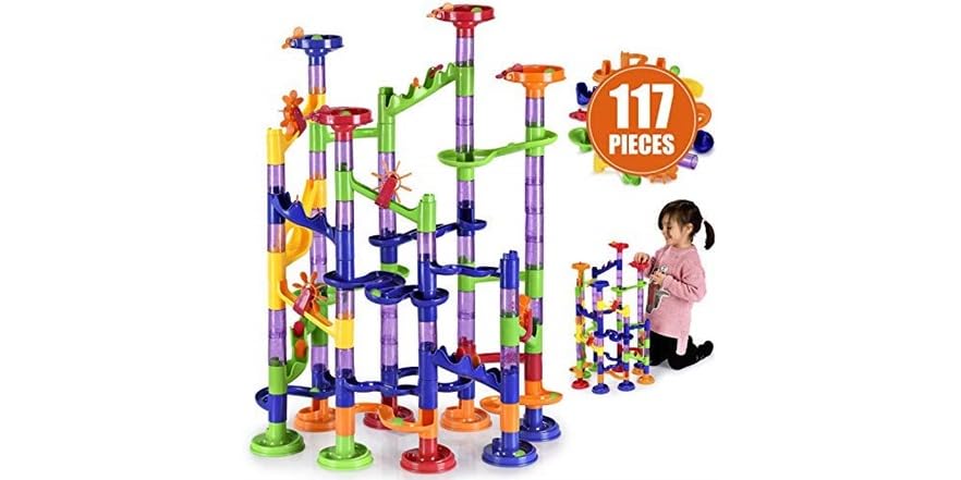 Large Marble Run Toy Set (117-Piece Set)