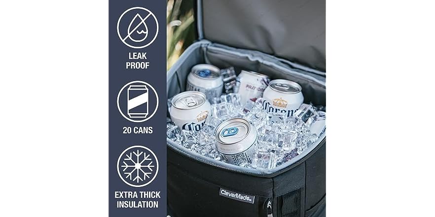Clevermade Pacifica Backpack Cooler 20 Cans