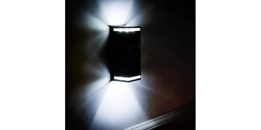 Solar Wall Light Bi-Directional Sconce