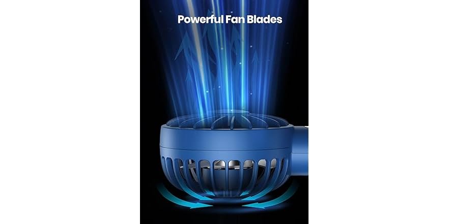 Warmco Mini Portable Fan 2-Pack