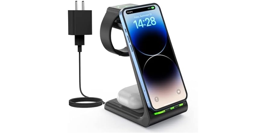 CIYOYO Wireless Charger Stand, CIYOYO 3 in 1