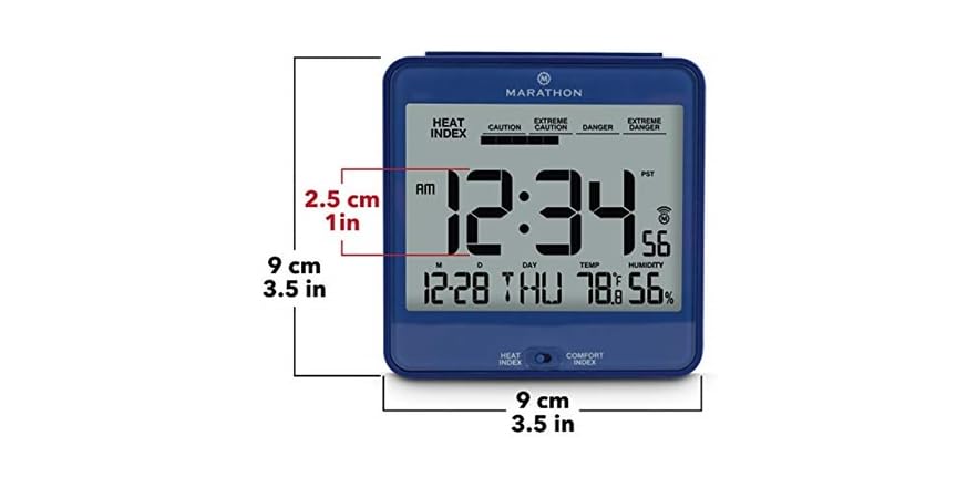 Marathon Atomic Desk Clock