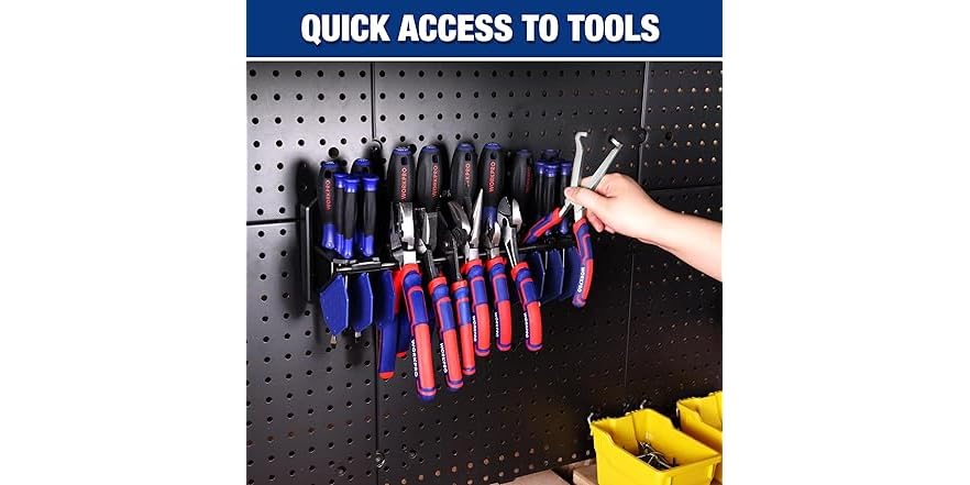 WORKPRO 13.5" Foldable Tool Organizer, Wall Mount