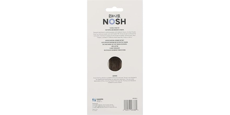 ZEUS Nosh Flexible Dog Chew Bones