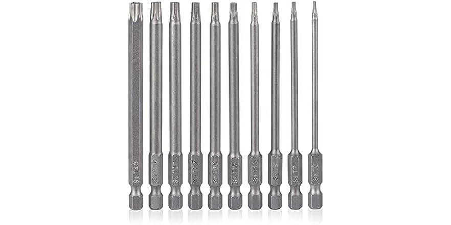 Magnetic Torx Hex Shank Driver Set