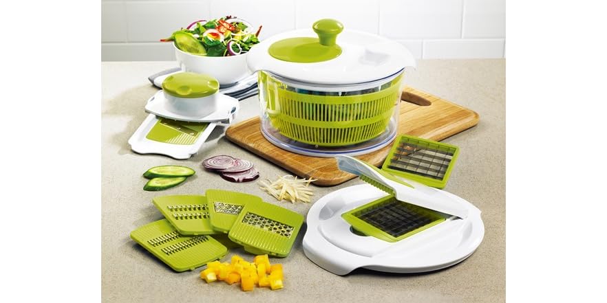 Premium Salad Spinner & Slicer