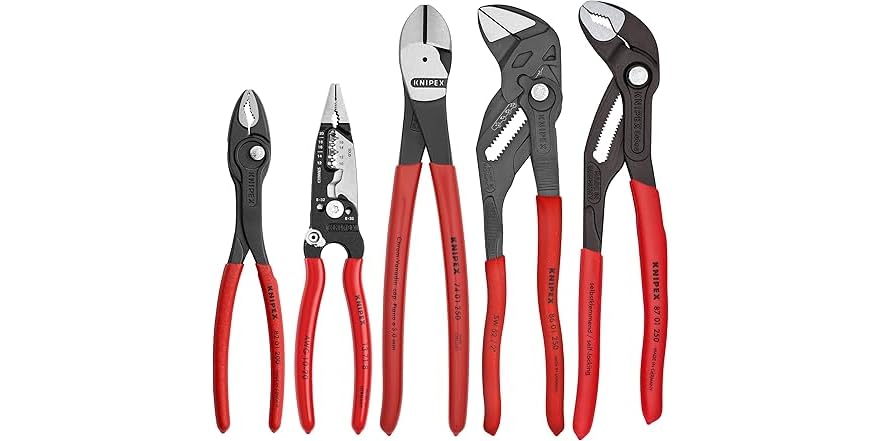 KNIPEX 5pc Core Pliers Set Tool Roll (9K0080150US)