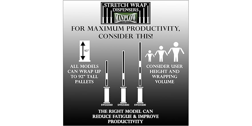Long Handle Stretch Wrap Dispenser