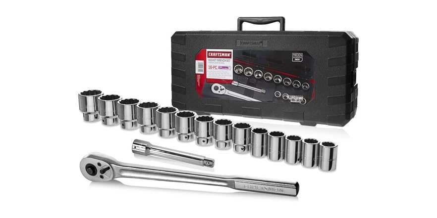 Craftsman 16-Piece Socket Wrench Set