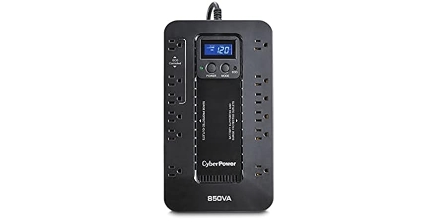 CyberPower EC850LCD Battery Backup