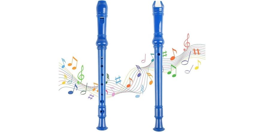 2 Pack German Style Soprano Recorder Set