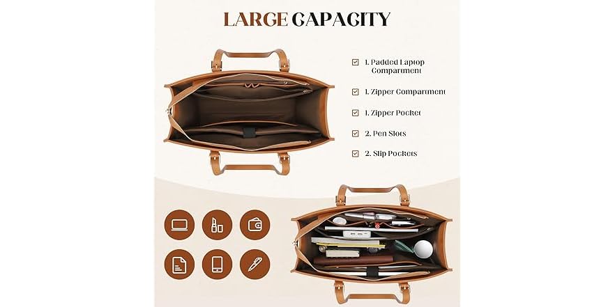 Maelstrom Leather Tote Bag